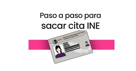 Sacar Cita INE Paso A Paso Para Obtener Una Cita En INE