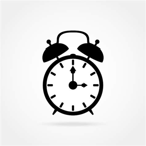 Vetor de ícone de relógio Vetor Premium