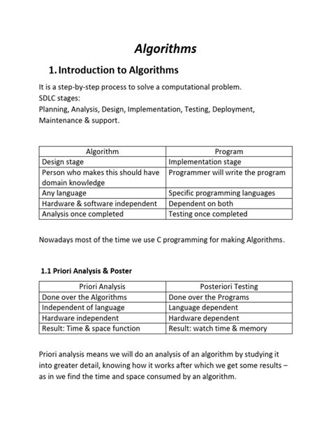 algorithms pdf