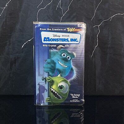 DISNEY PIXAR Monsters Inc 2002 VHS Blue Tape TESTED In Original