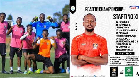 Apr Fc V Kiyovu Sc Bagiye Kubanzamo Ibyo Umutoza Yatangaje Mbere