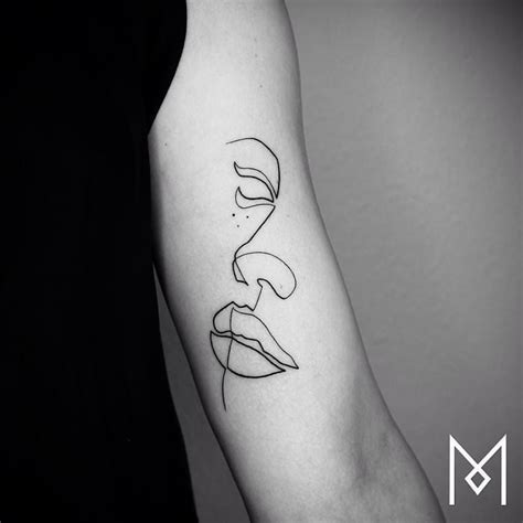 25 Increíbles diseños de tatuajes hechos con una sola línea