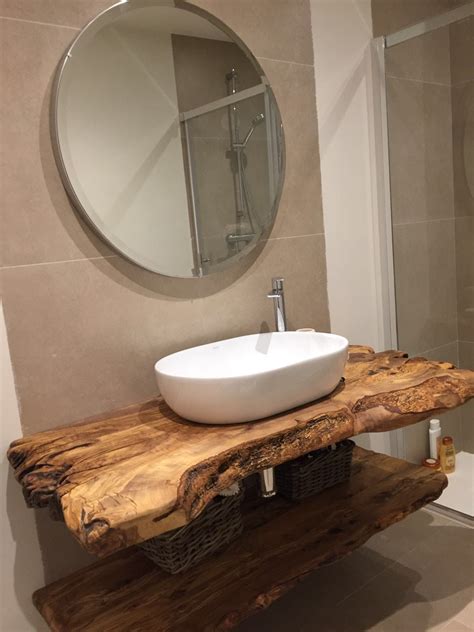 Encimera De Madera Para Lavabo Espejos Baño Baratos