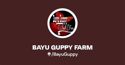 Bayu Guppy Farm Instagram Facebook Tiktok Linktree