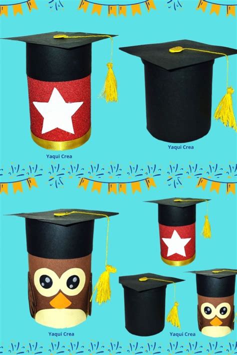 Dulceros de Graduación fáciles y Bonitos Ideas para regalos de