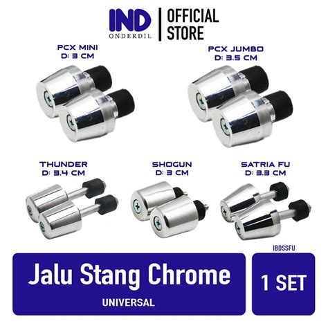 Jual Jalu Stang Chrome Pcx Jumbo Mini Thunder Satria Fu Shogun Motor
