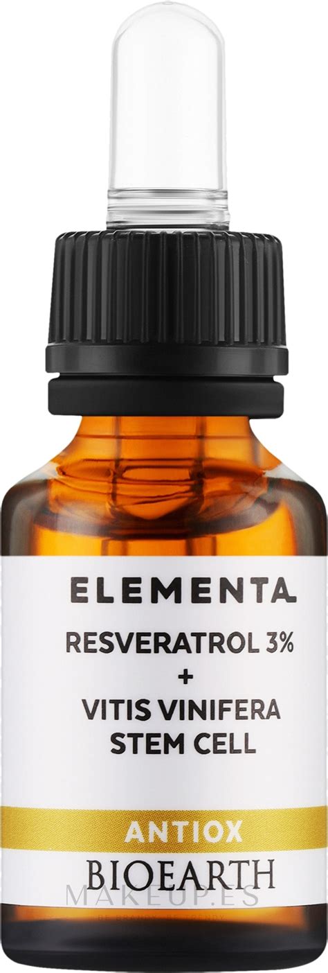Sérum facial antioxidante Bioearth Elementa Antiox Resveratrol 3