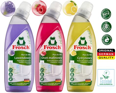 FROSCH Ekologiczny Płyn do Czyszczenia WC Usuwający Kamień Zestaw 750ml