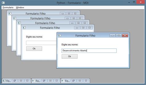 Visual Wxpython Multiple Document Interface Python Linux Desenvolvimento Código Aberto