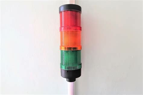 Torreta Industrial 70mm Led 24vdc Con Buzzer 3 Colores Envío gratis