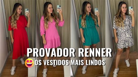 PROVADOR RENNER I PROVANDO OS VESTIDOS MAIS LINDOS YouTube