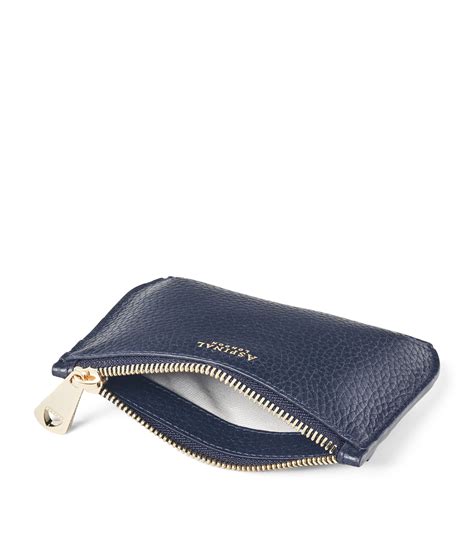 Womens Aspinal Of London Blue Small Leather Ella Pouch Harrods In