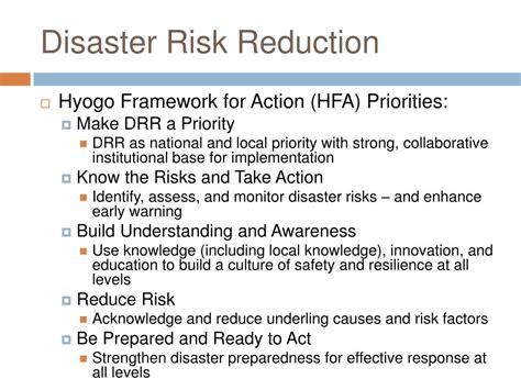 What Is Disaster Risk Reduction Management