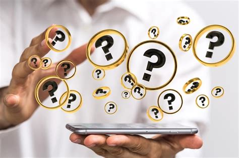 Premium Photo Solving Problem With Digital Question Marks 3d Rendering
