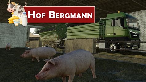 LS19 HOF BERGMANN 164 Futter und Stroh für Schweinezucht