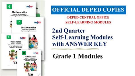 deped grade 1 module