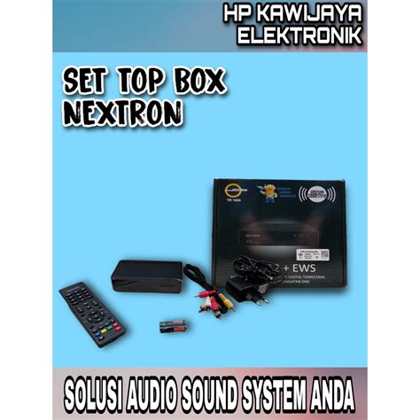 Jual SET TOP BOX NEXTRON TR 1000 DVB T2 SET TOP BOX NEXTRON TR 1000 HD