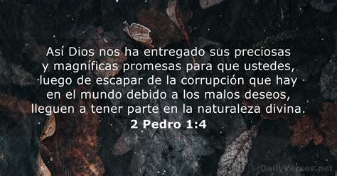 7 de julio de 2023 Versículo de la Biblia del día 2 Pedro 1 4