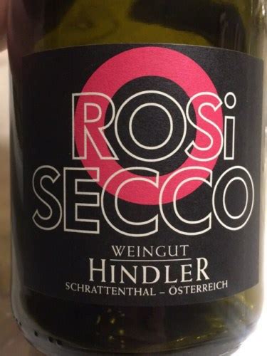 Weingut Hindler Rosi Secco Vivino United States