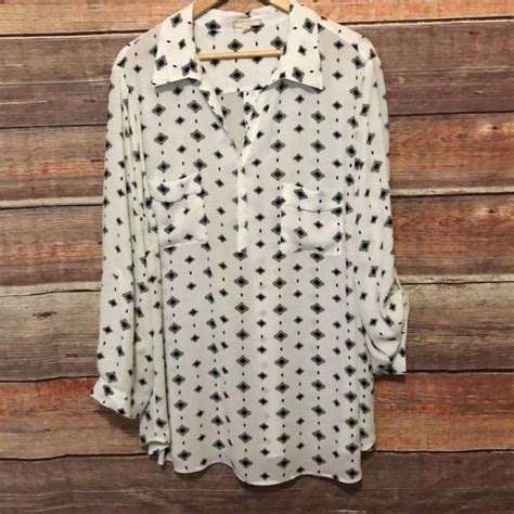 Pleione Tops Pleione Blouse Button Down 2x S34 Poshmark