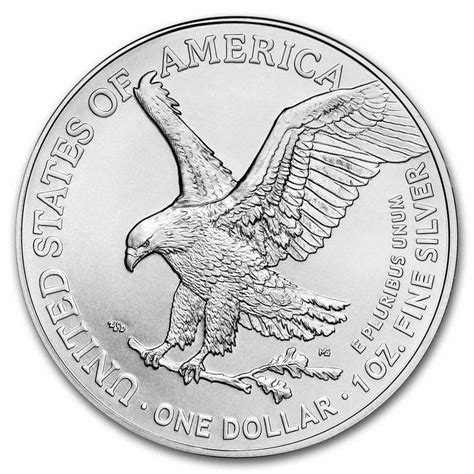 Moneda De Plata American Eagle 1 Oz 2024 BU Dracma Metales