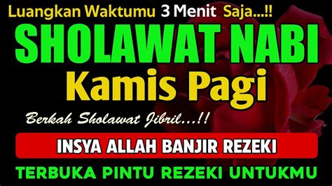PUTAR SEGERA Sholawat Jibril Pengabul Segala Hajat Mendatangkan