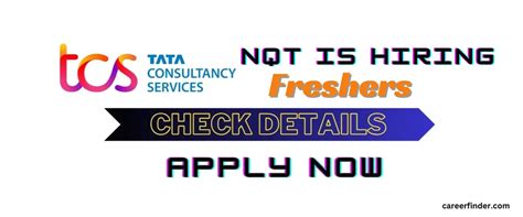 TCS NQT Hiring 2024 Freshers Apply Now