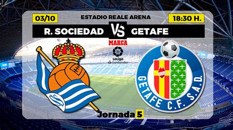 La Liga Santander Real Sociedad Getafe horario y dónde ver en TV