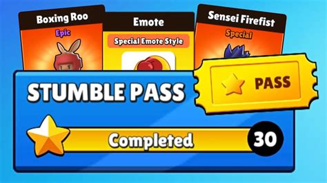 ALL NEW STUMBLE PASS COMPLETED Stumble Guys YouTube