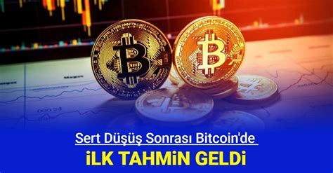 Son dakika Sert düşüş sonrası ilk Bitcoin tahmini ve yorumları