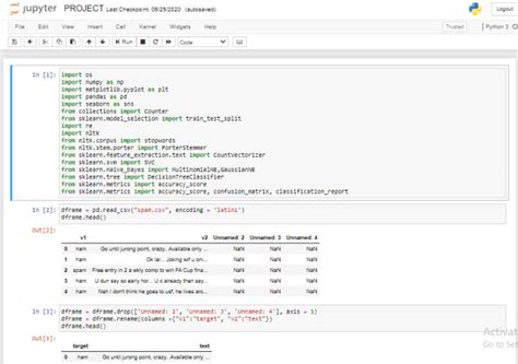 Train The Machine Learning Model Using Python In Jupyter Notebook By