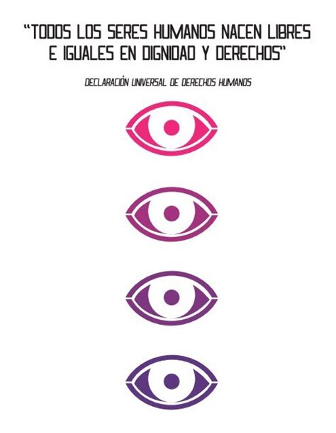 Todos Los Seres Humanos Nacen Libres E Iguales En Dignidad Y Derechos
