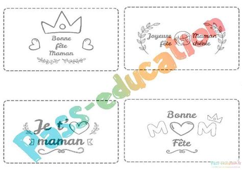 Offrez de l amour avec nos coloriages gratuits bonne fête maman en