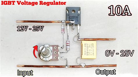 V A Voltage Regulator With Igbt Youtube