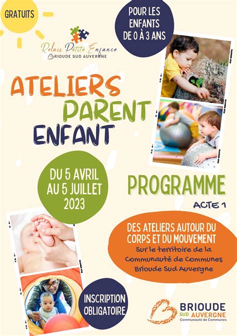 Calaméo ATELIERS PARENT ENFANT RPE BRIOUDE