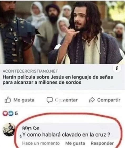 Nueva peli de Jesús para sordos Meme subido por MENAVK Memedroid