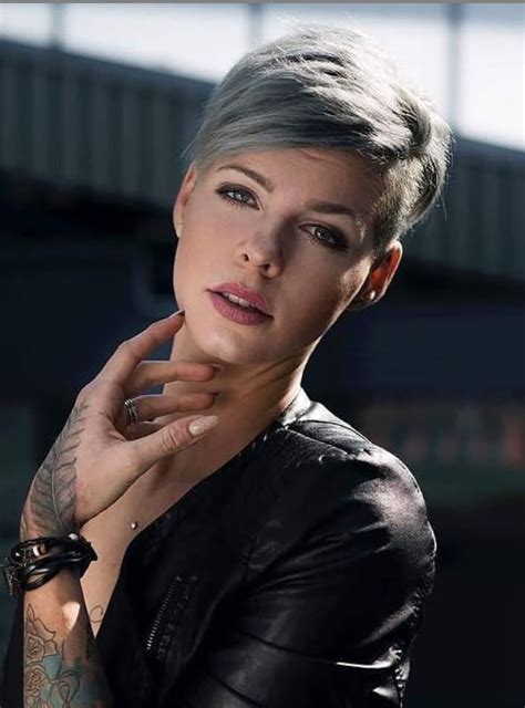 Trendy Short Pixie Haircut For Stylish Woman Page Of