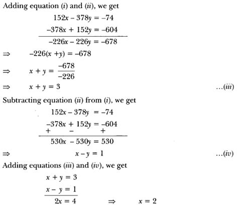 pair of linear equations in two variables extra questions with answers tessshebaylo