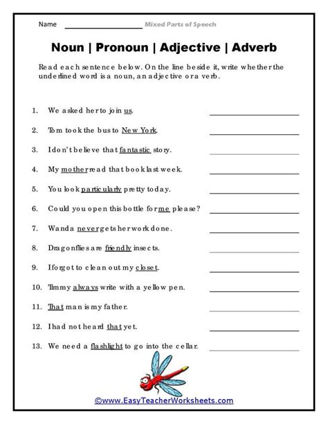 Adjective Adverb And Noun Clauses Practice