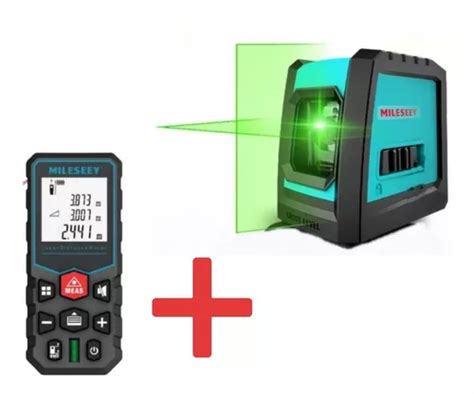 Nivel A Laser Verde Profissional Trena Digital Mileseey X5