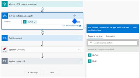 split a pdf at each page with microsoft power automate
