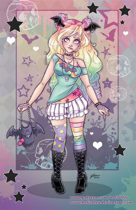 Pastel Goth Cutie By Noflutter On Deviantart Comic Art Comic Anime Anime Art Pastel Goth Art
