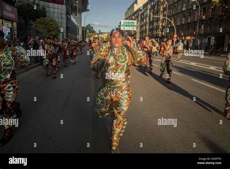 Madrid Madrid España 12th de Oct de 2022 La manifestación de la