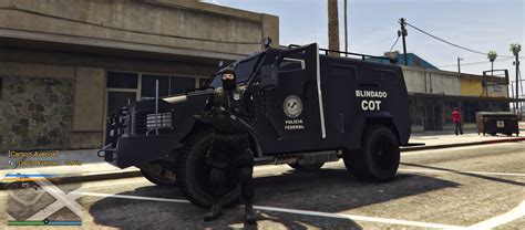 Veículo Blindado COT Polícia Federal PF GTA5 Mods