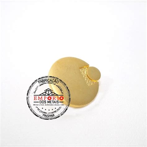 Pin dourado 717 Pins em relevo Personalizados Empório dos Metais