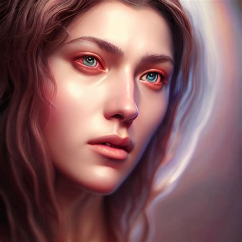 Krea Ai Portrait Painting Of A Divine Mercy Ultra Realist