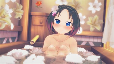 Rule D D Artwork Bath Bathroom Big Breasts Blue Eyes Blush