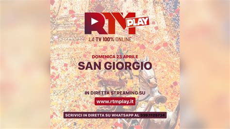 La Festa Di San Giorgio In Diretta Su RtmPlay Radio RTM Modica