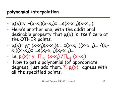 ppt evaluation interpolation powerpoint presentation free download id 4138172
