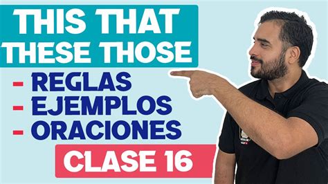 DEMONSTRATIVE PRONOUNS THIS THAT THESE THOSE YouTube